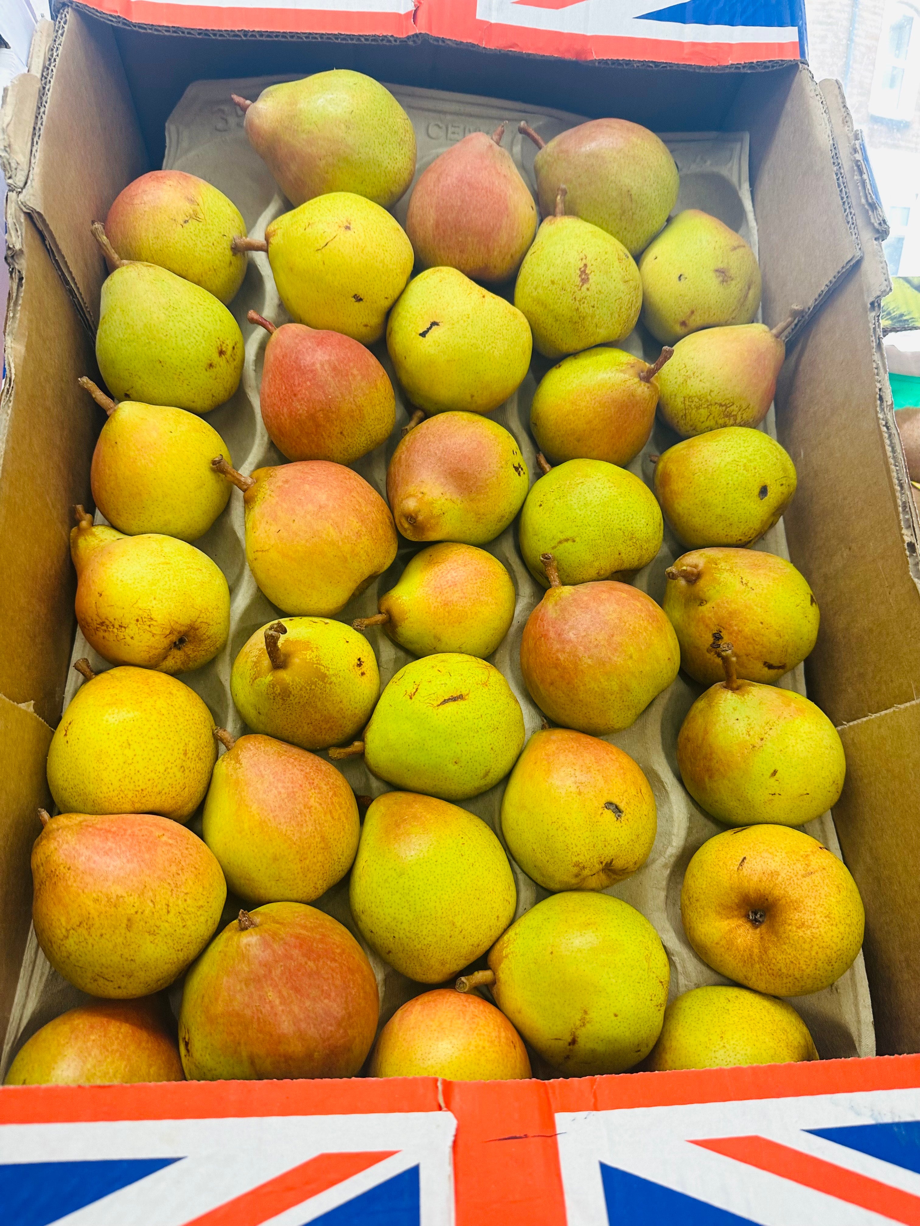 English Comice pears – The Greengrocers Parliament Street Burnley